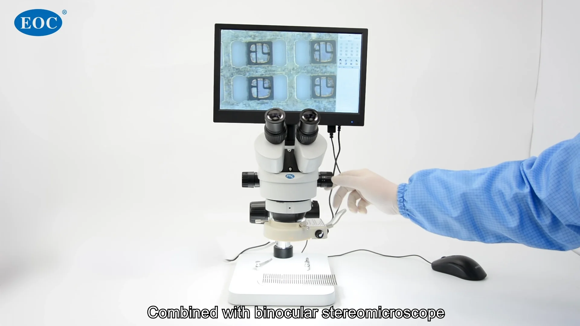 Eoc Microscope Optical Trinocular Mobile Phone Pcb Repair Stereo ...