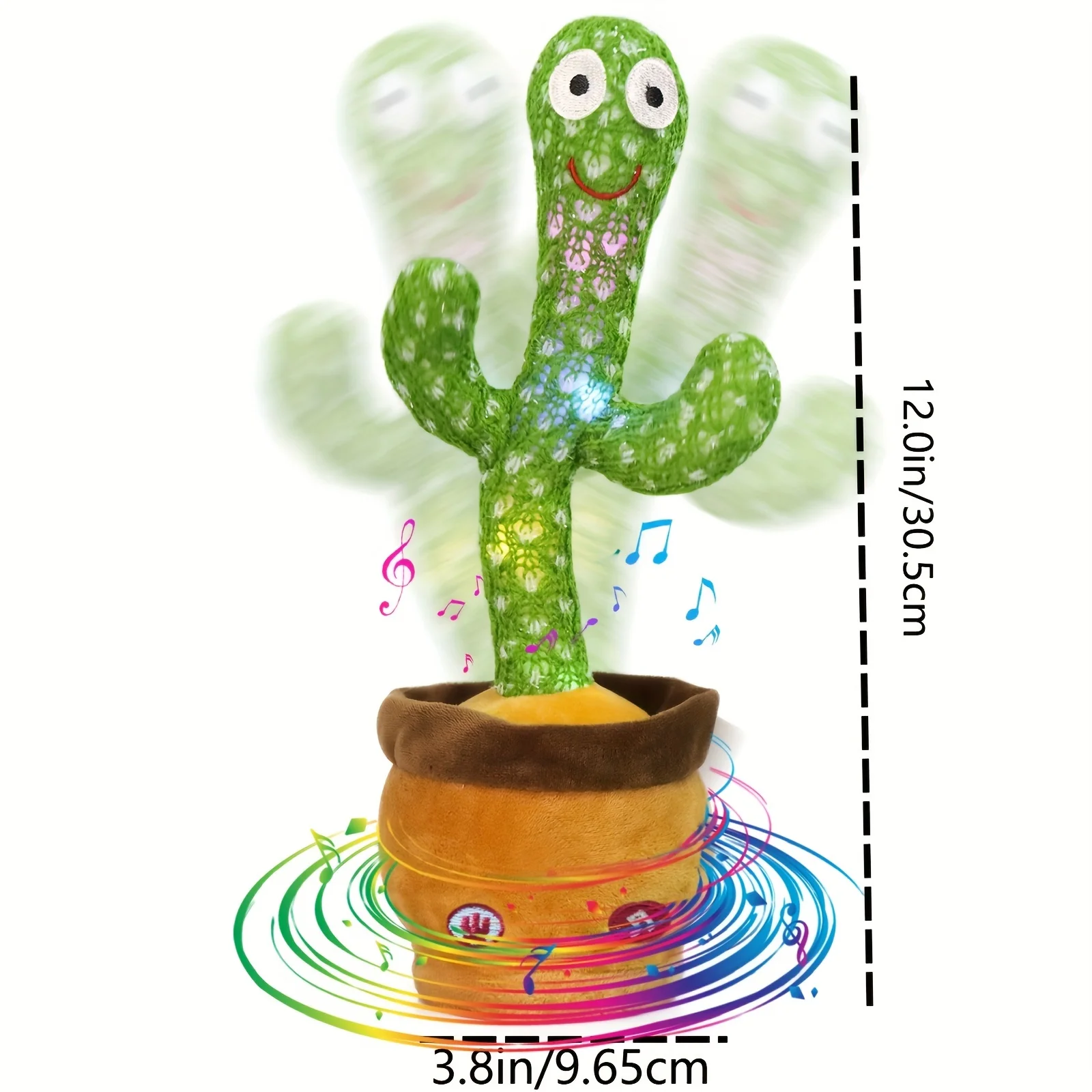 Talking Cactus Toy - Fun & Stress Relief for Kids & Adults