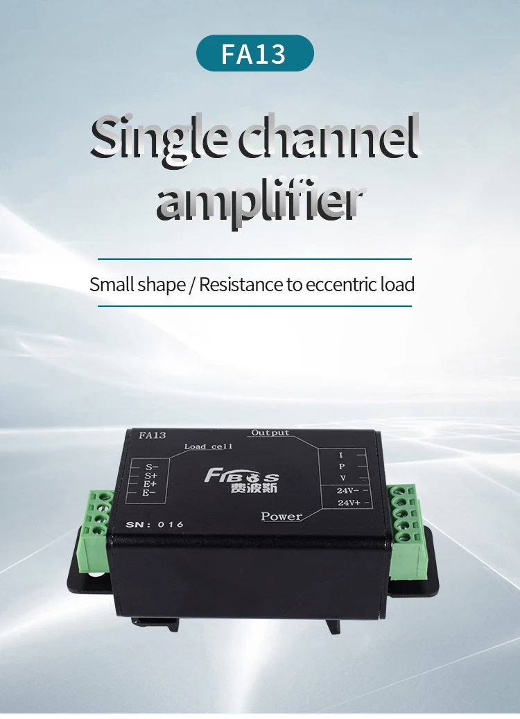 Fibos FA13 Force Sensor Amplifier 16~24V IP64 Load Cell Amplifier High ...