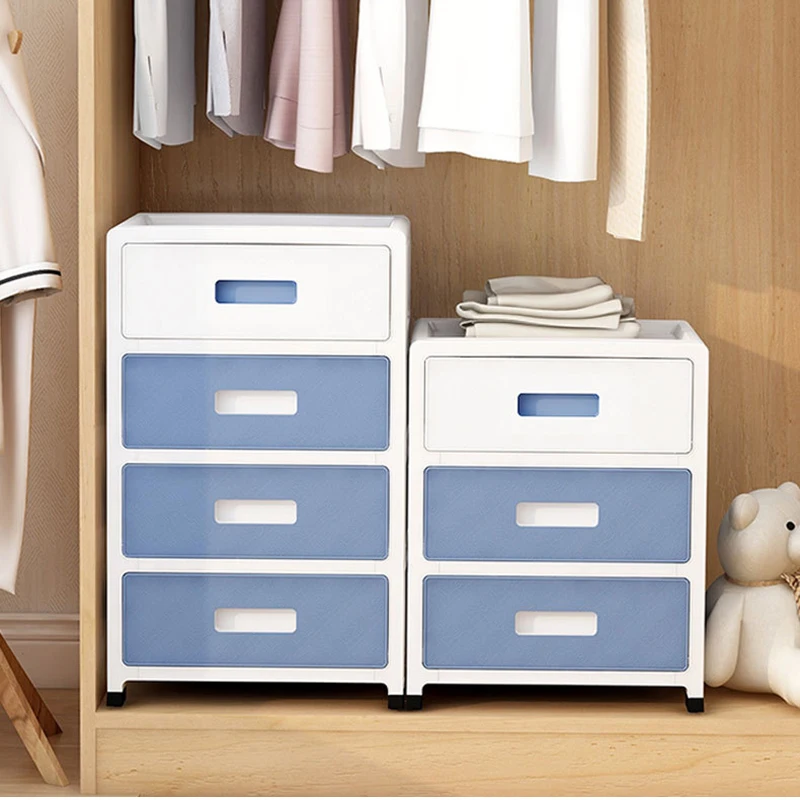 3 Layers Drawer-Type Plastic Storage Cabinets for Toys