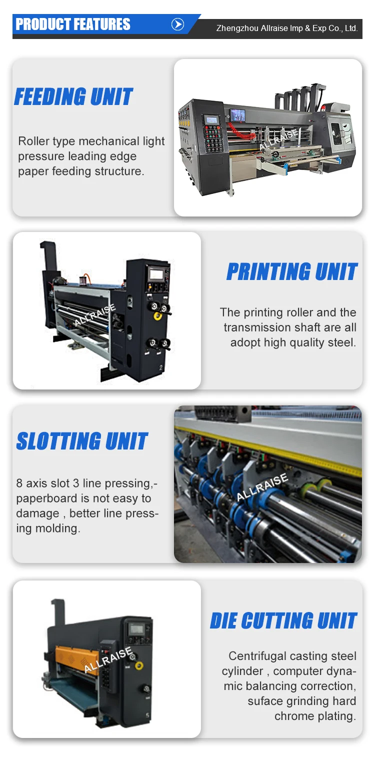 Fully Automatic Corrugated Cardboard Box Printing Die Cutting Cutter ...