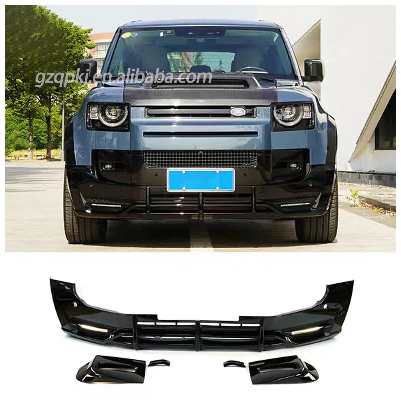 PP material front bumper lip day running light front shovel for 2020 ...