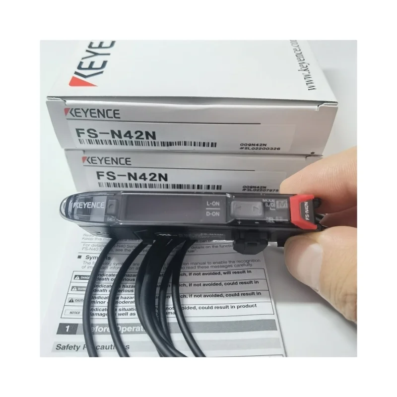 Keyence Amplifier Units Cable Type Main Unit Pnp Fs-n41p Digital Fiber ...