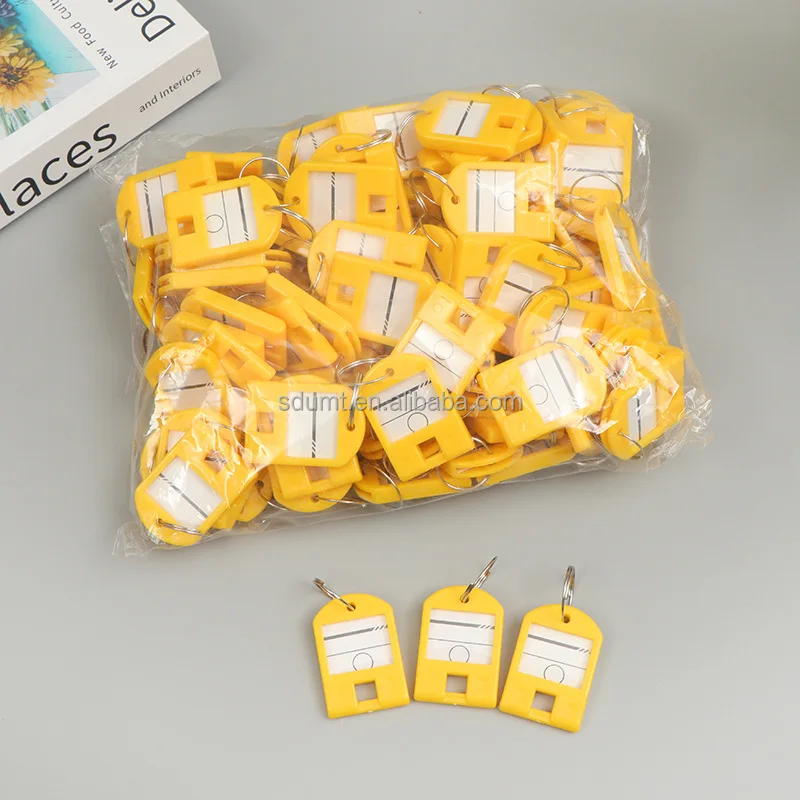 Hot Sale Custom Abs Plastic Hotel Key Ring Chain Name Tags Use Widely ...