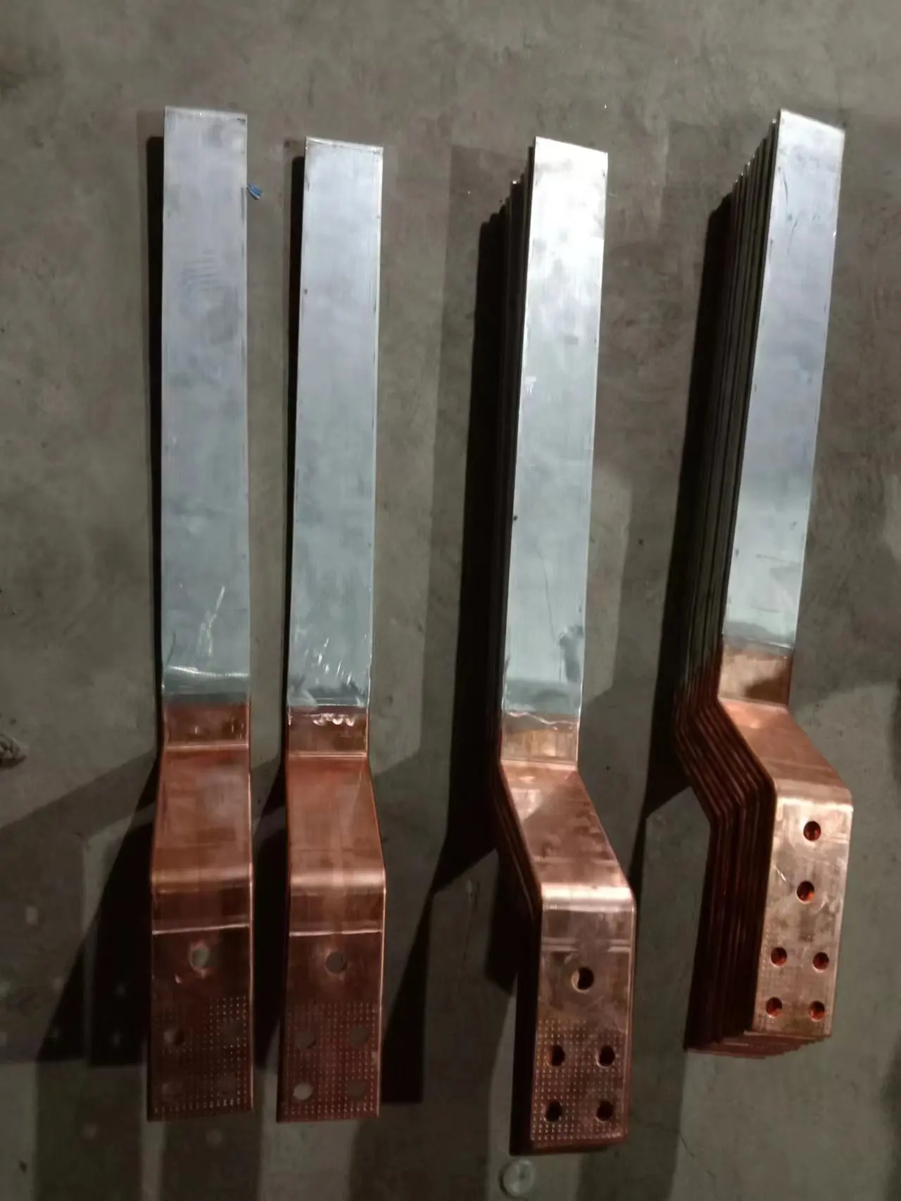 Custom Bimetal Nickel Plated Copper Aluminum Busbar