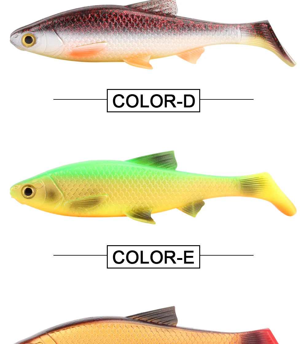 3D Swing Roach Swimbait - Top Soft Lure for Pike Fishing