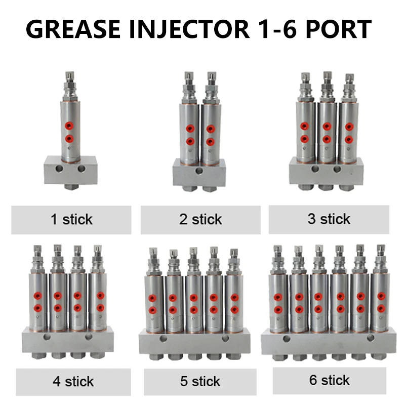 Grease Injector Single Line Lubrication System High Pressure Injector ...