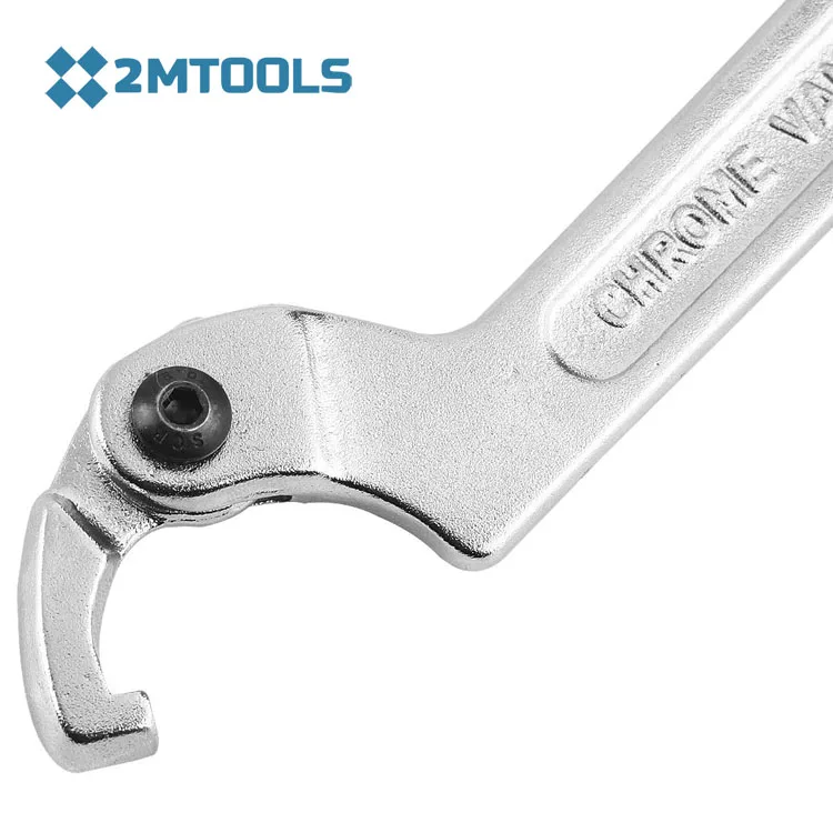 Adjustable C Hook Spanner Wrench for Tightening Lock Nuts and Bearings ...