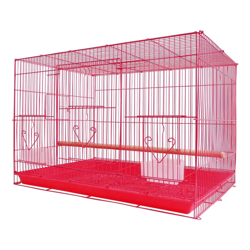 Outgoing Portable Bird Transport Cage Carry Small Peony Budgie Parrot ...