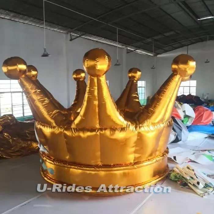 Wholesale Factory Custom 3 Meter Oxford Inflatable Golden Crown Giant ...