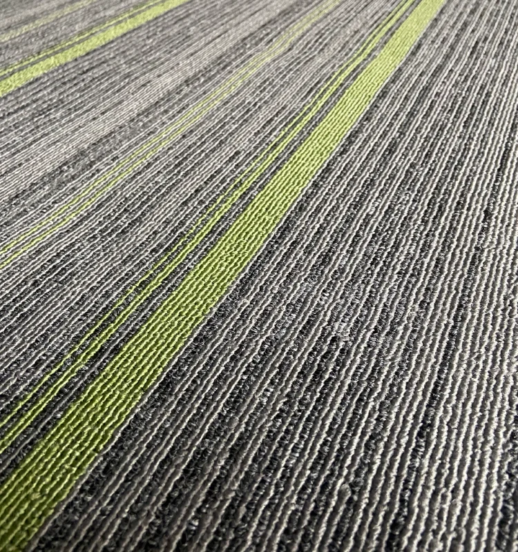 Modern Linear Office Carpet Tiles 25*100 - Durable & Stylish