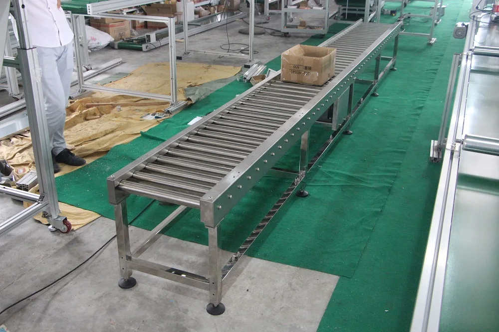 Transport Conveyor Machine Roller Flexible Conveyor Folding Line ...