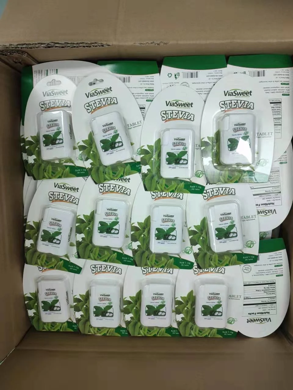 Pure And Organic Stevia Tablets Dispenser Without Blister 60mg - Buy ...