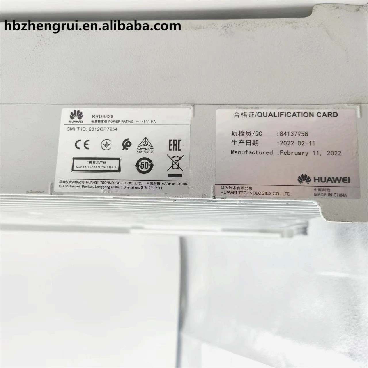 Huawei Dbs3900 Rru3826 02310kkq Lte Rru Huawei Rru3826 2100mhz - Buy ...