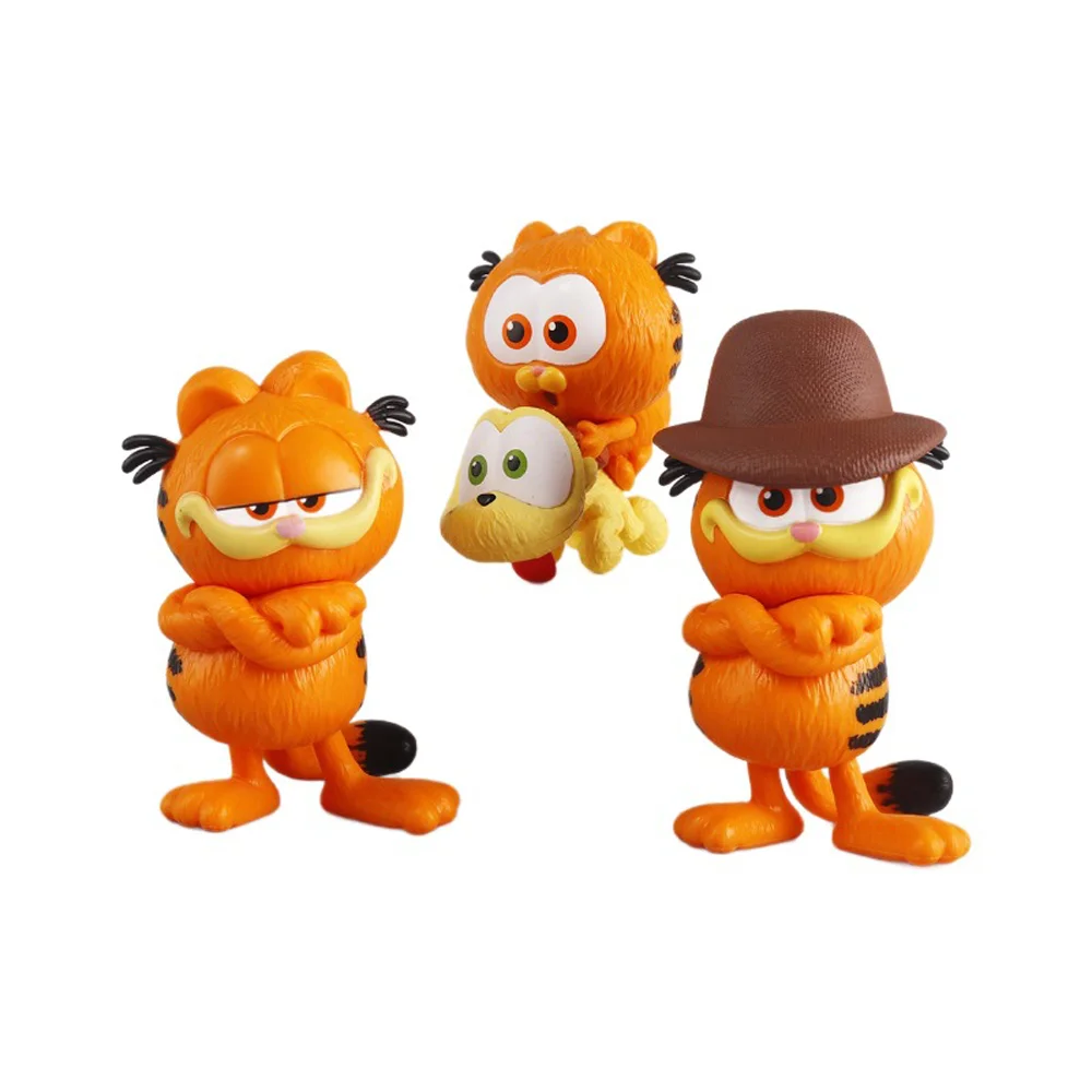 Garfield 6-Piece Set - Adorable Animation Toy Figure Collection for ...