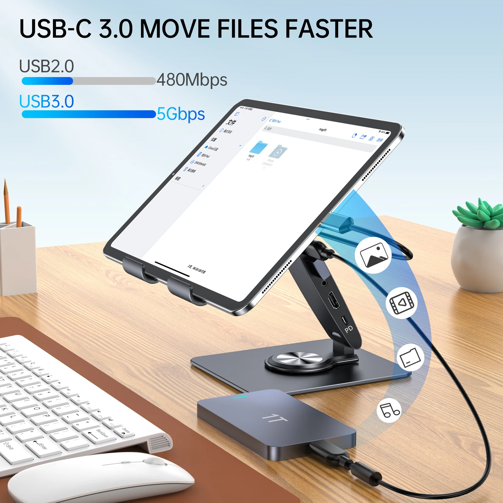 Alibaba.com: Prom Hubs Docking Thunderbolt Hub 7 in 1 with 4K HDMI, USB ...