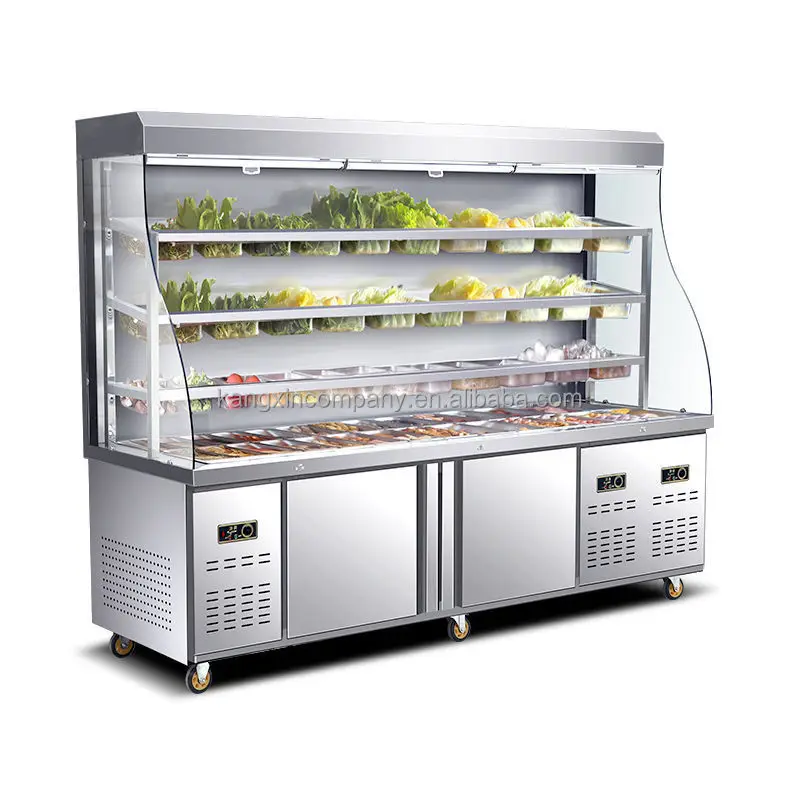 Commercial display freezer chiller showcase Restaurant refrigeration ...