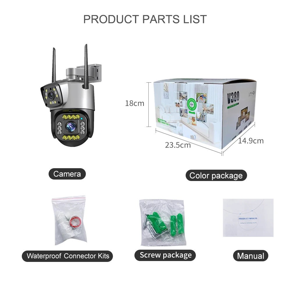 V380 New Bullet and PTZ Camera - Secure Your Outdoor Space