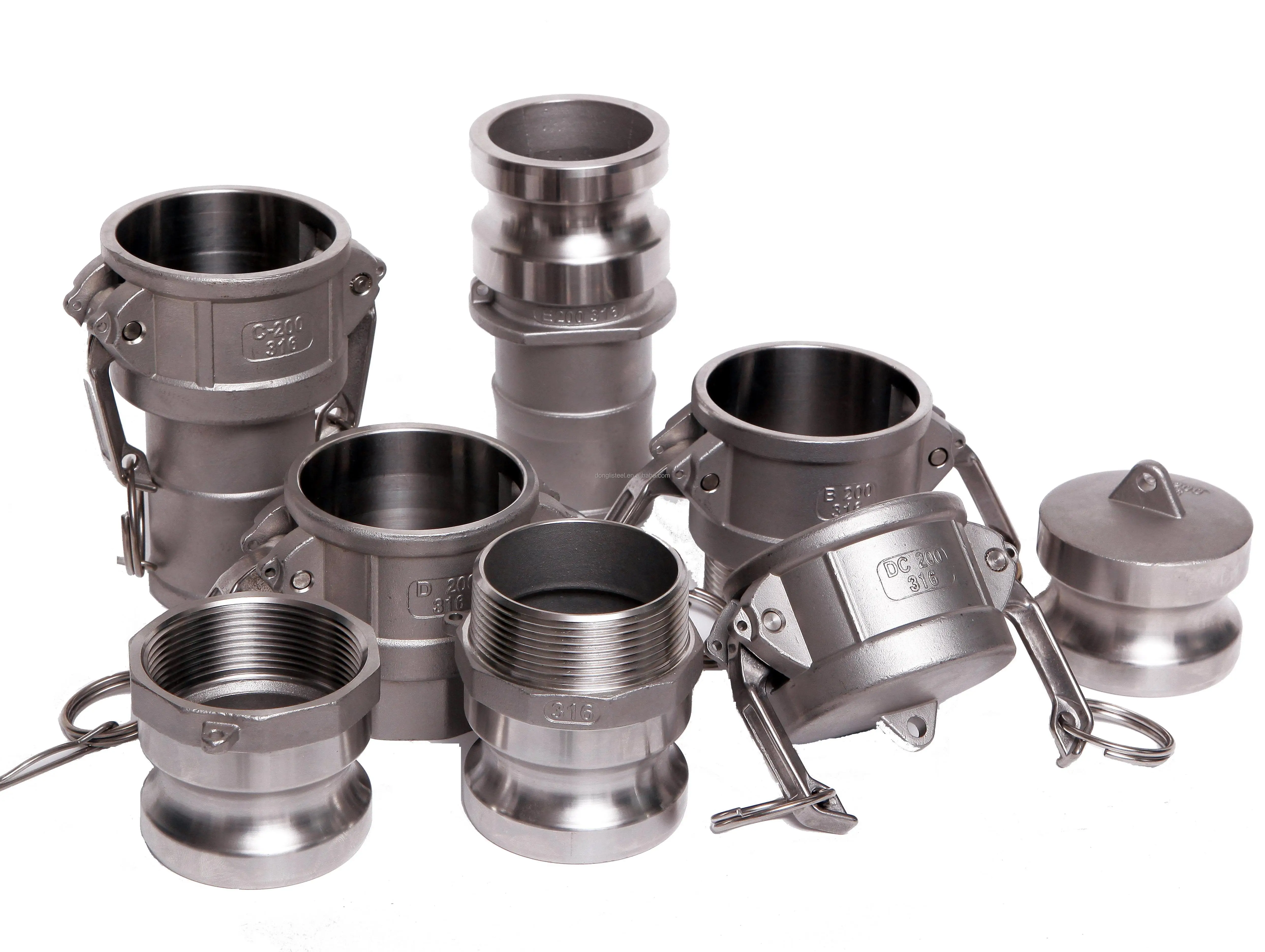 Hot Sale Camlock Couplings Thread Stainless Steel Type F Quick ...