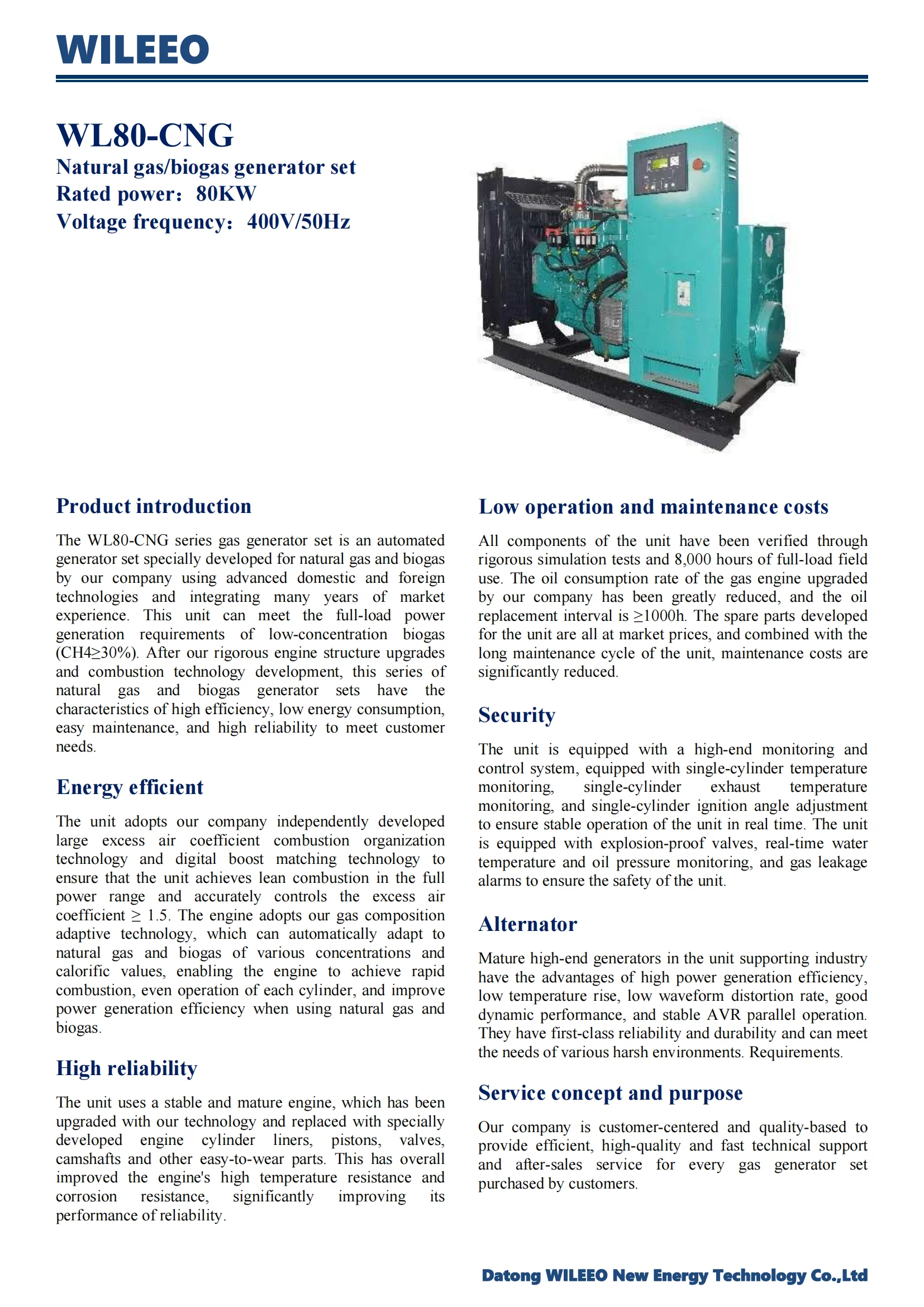 50KW 4BT Single-Phase Natural Gas Generator High Temperature Corrosion ...