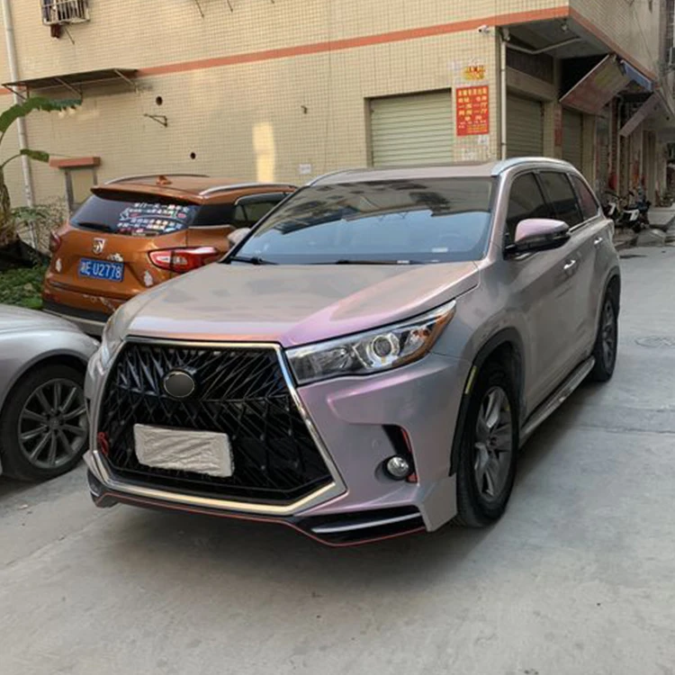 ชุดกันชนรถยนต์สำหรับ Toyota Highlander Bodykit,สำหรับปี2015-2021อัพเกรด ...