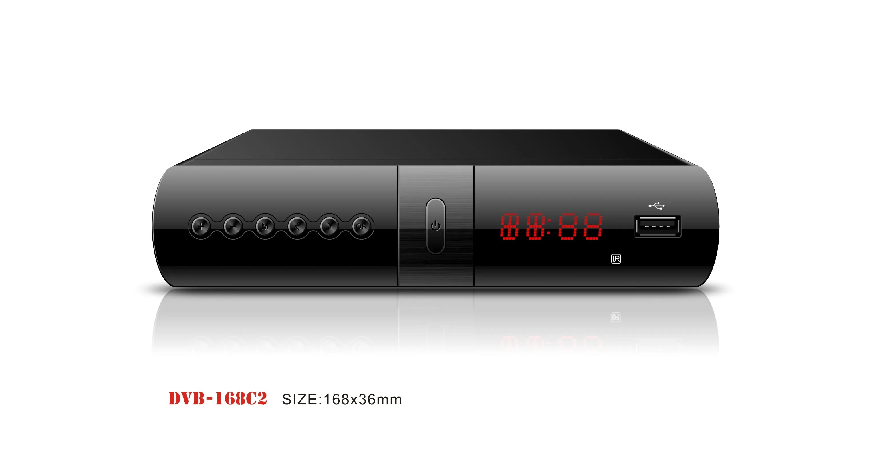 Antenna Tdt Receiver Digital Terrestrial Tv Tuner Dvb-t2 H.264 Free To ...