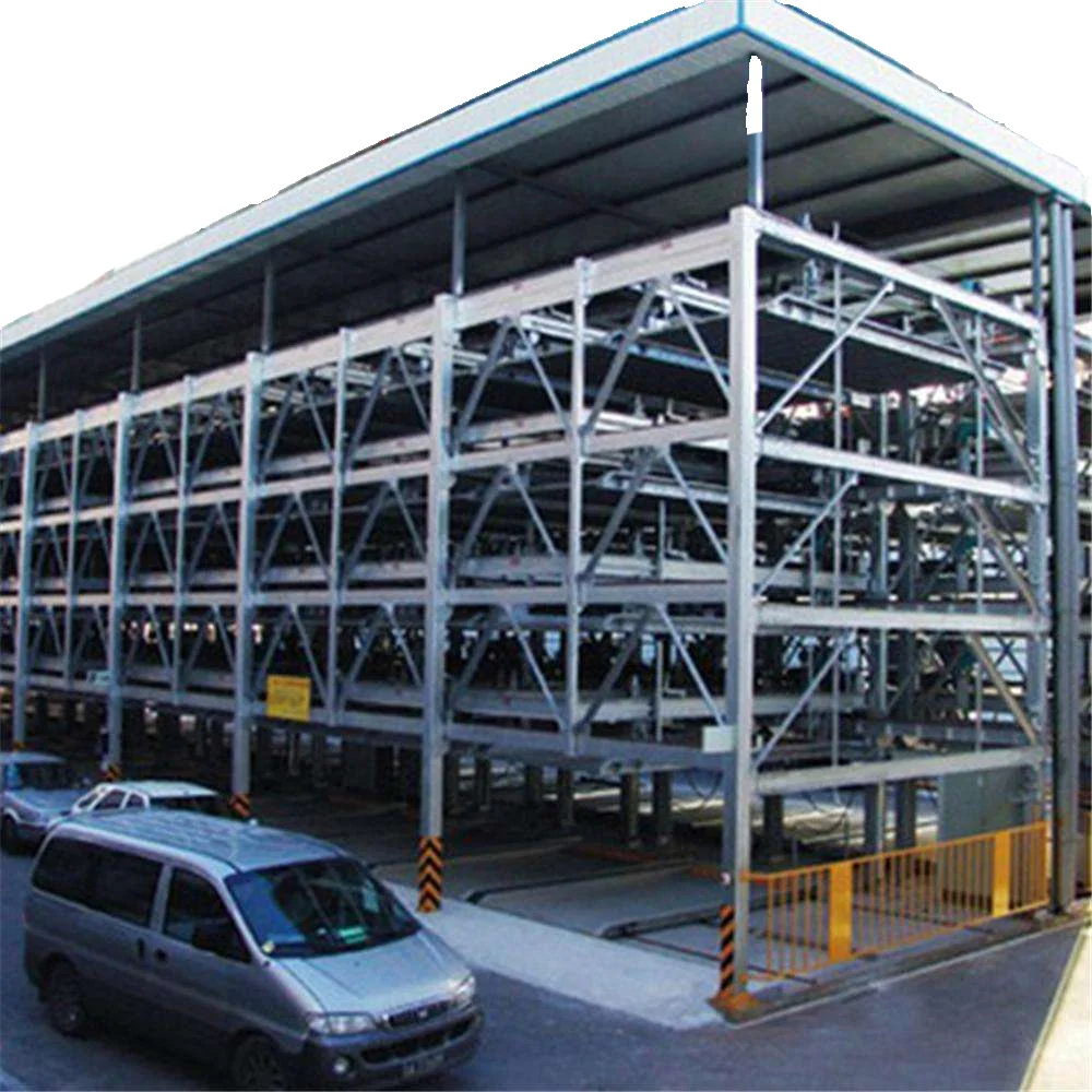 Durable Galvanized Automated Multi-Level Steel Structure Car Parking ...