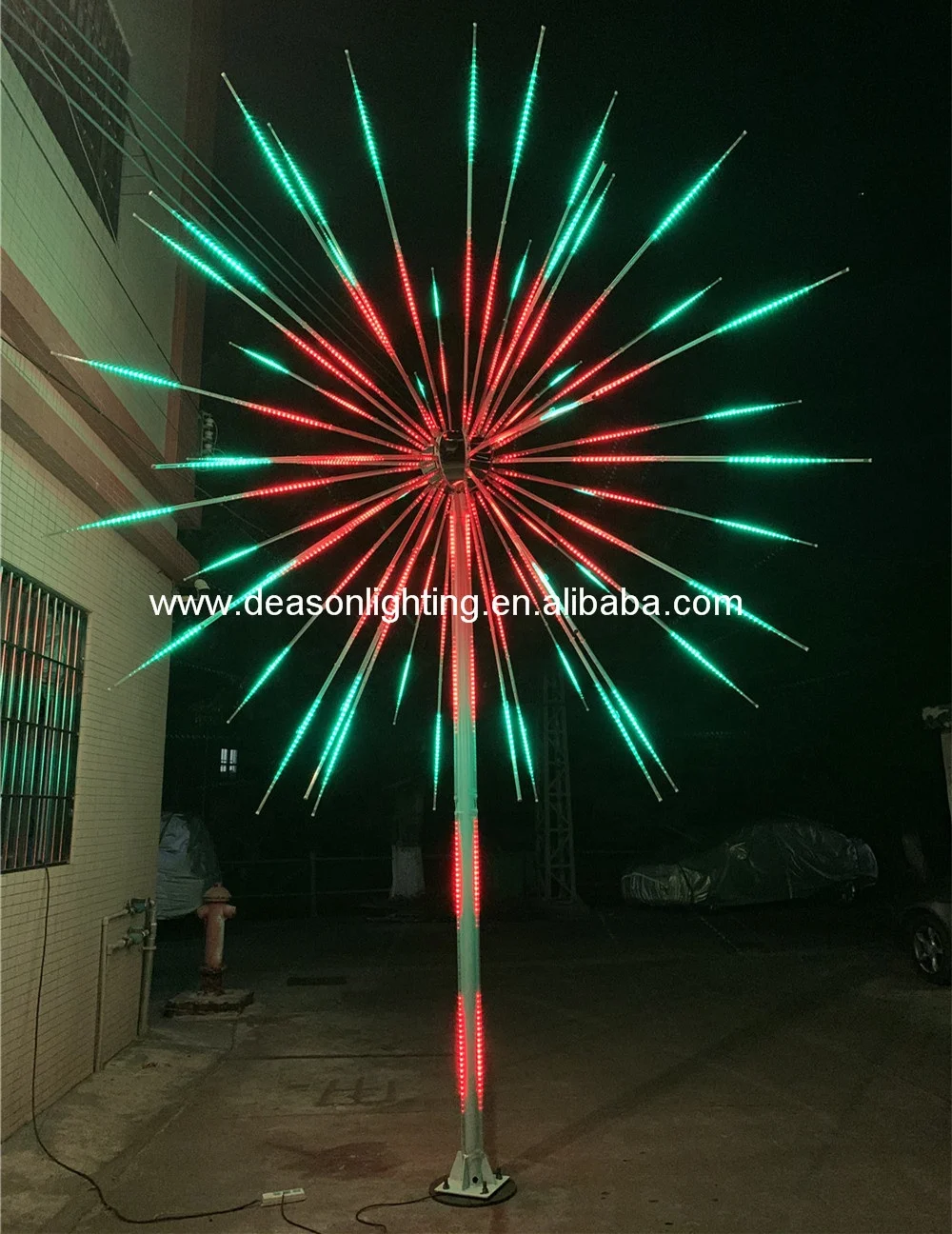 Outdoor Christmas LED Fireworks Lights - Durable & Bright