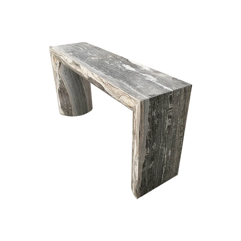 Explosive Models Modern Style Simple Rectangular Marble Console Table ...