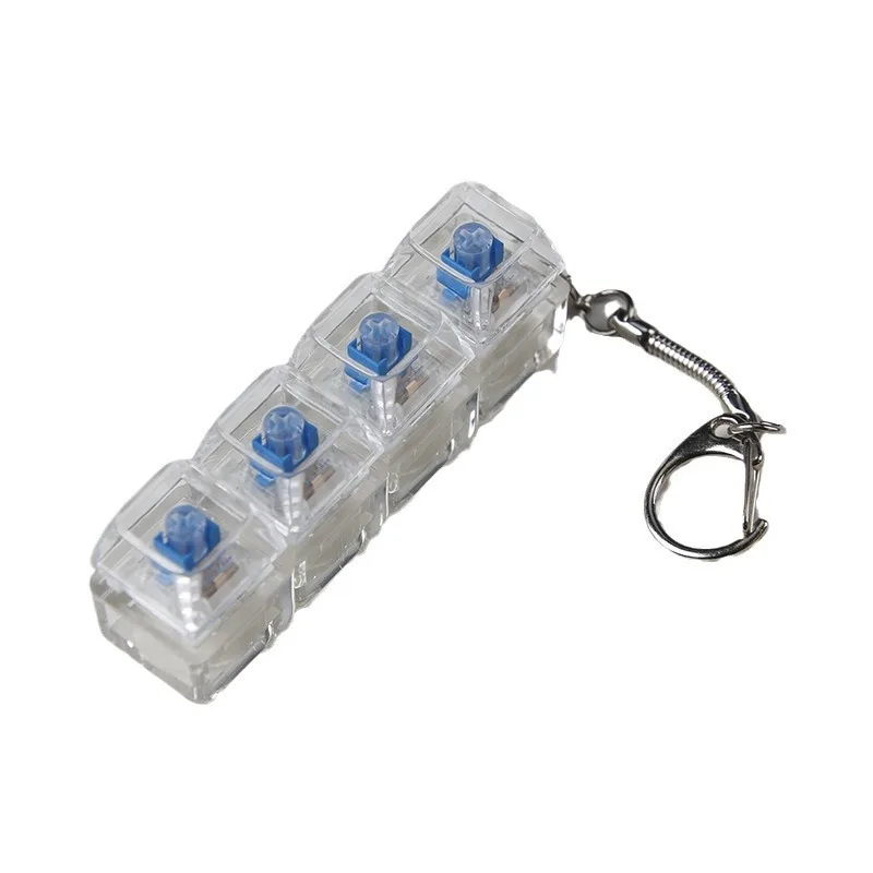 Custom Switch Keychain Tester - Stress Relief Keyboard Toy