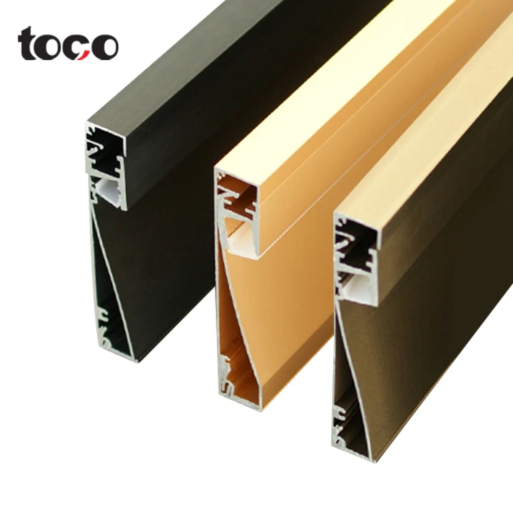 Toco Modern custom Aluminum accessories multi-color led skirting ...