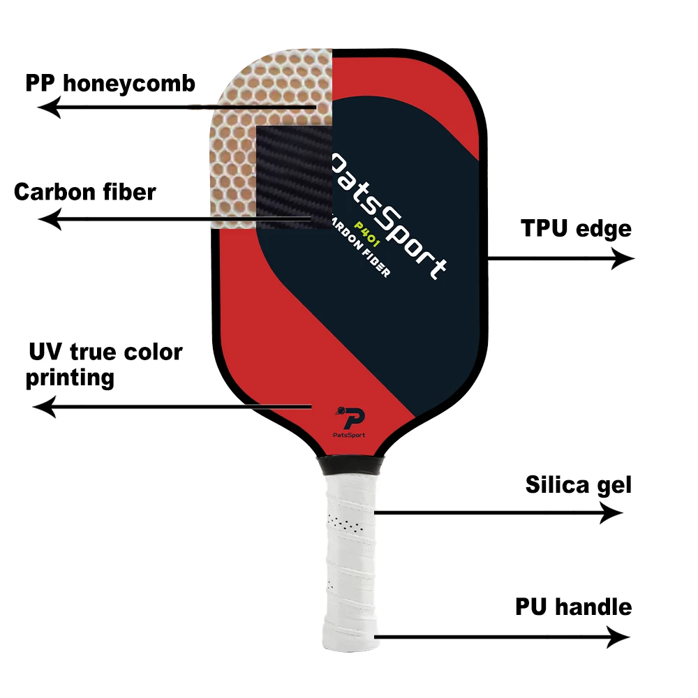 OEM Pickleball Racket Set China Factory Custom USAPA Approved Carbon ...