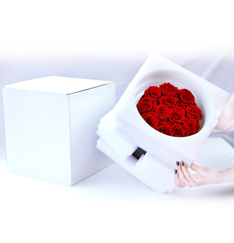 2022 Handmade Preserved Yellow Rose Gift Box Eternal Flower Rose In ...