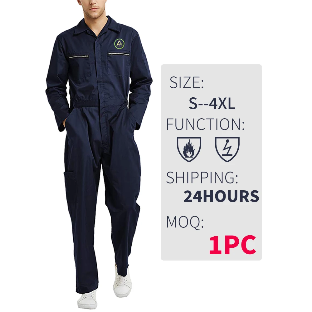 Cheap Price Workwear 100 Cotton Antistatic Fire Retardant Overall For ...