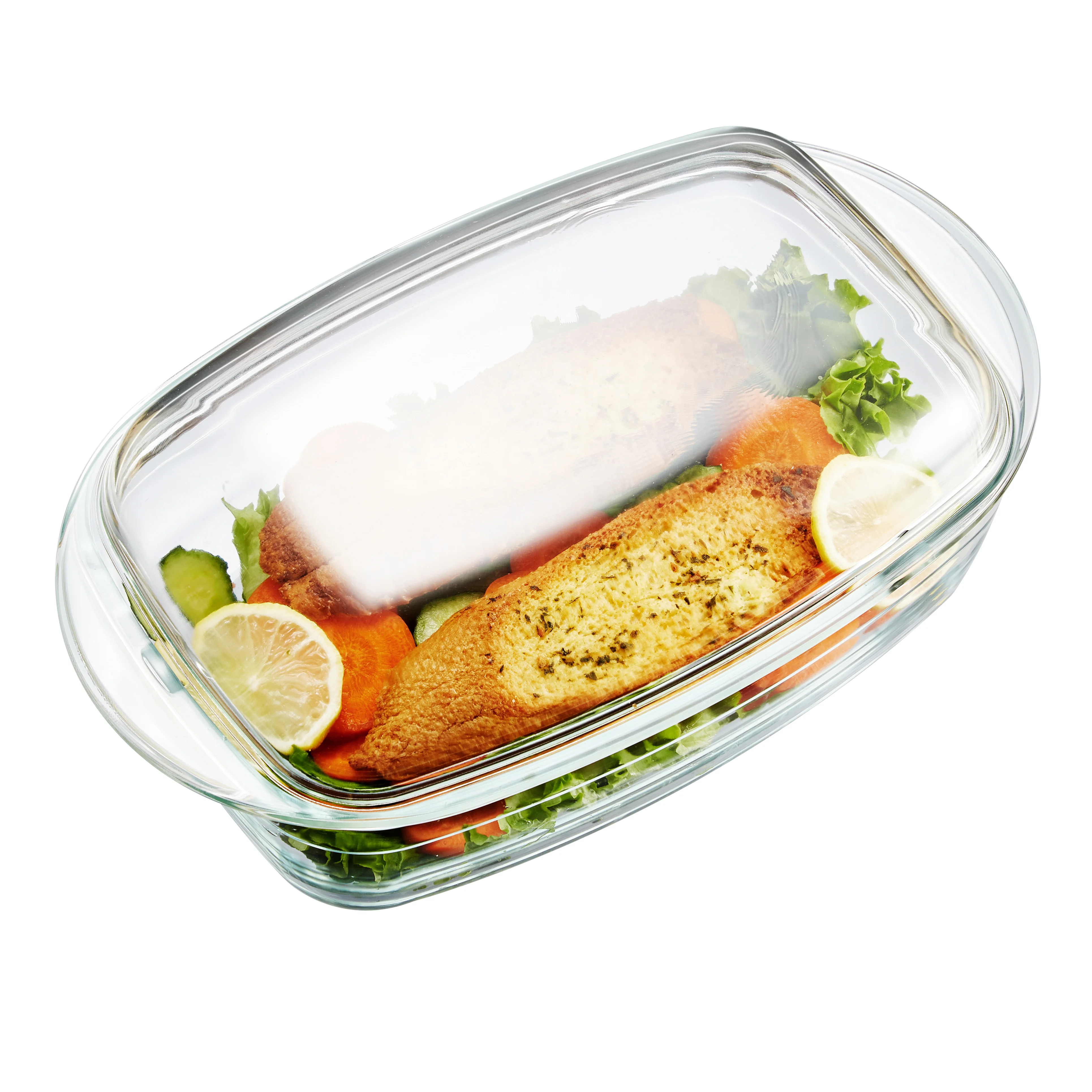 Alibaba.com: Linuo Glass Baking Dish 1.5L oven-safe with lid : Durable ...