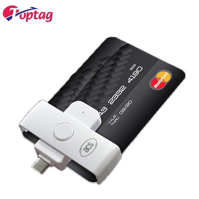 (USB Type-C) ACR39U-NF PocketMate II Smart OTG Mobile Card Reader for ...