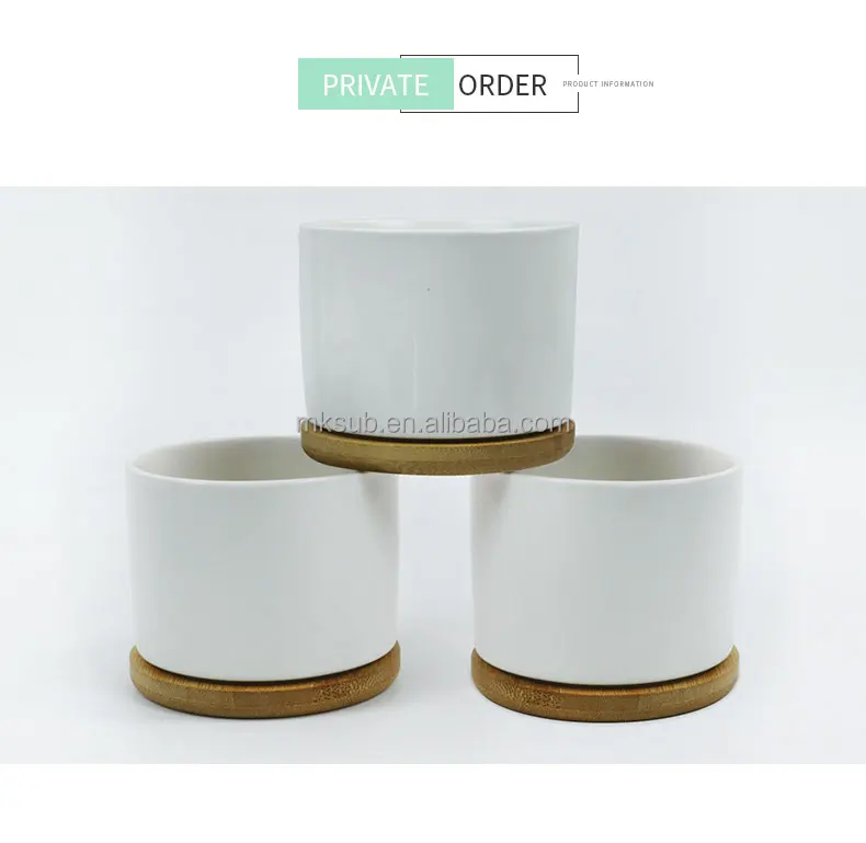 Wholesale Sublimation Blank Coated Custom Succulent Planter