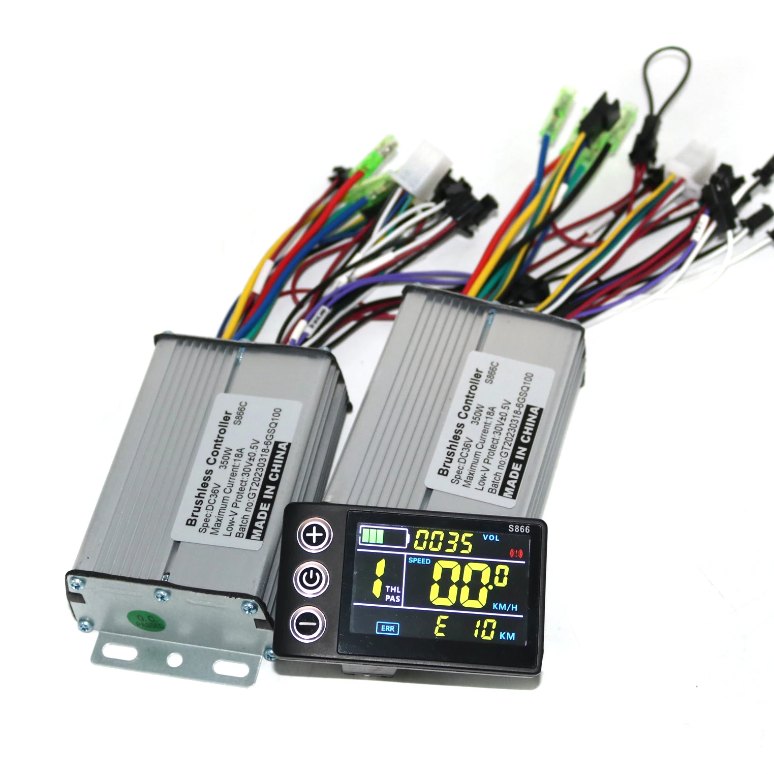 Dual Drive 36V/48V/60V 350W BLDC Electric Scooter Controller