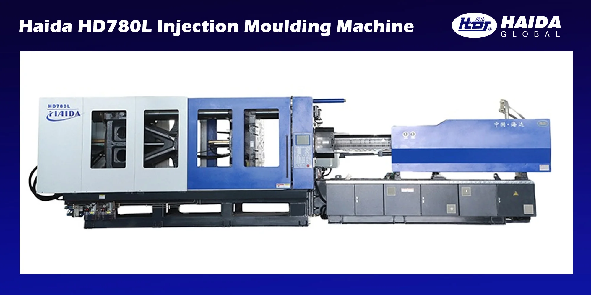 Haida 780ton Plastic Injection Molding Machine for Flower Pots