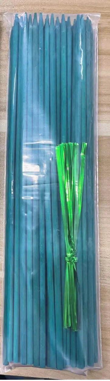 Bendable Plastic Coated Metal Steel Garden Plant Support Stakes Sticks ...