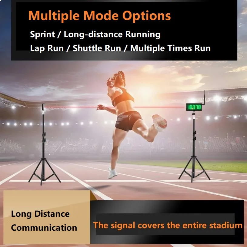 Multi-track Infrared Automatic Induction Wireless Laser Timer