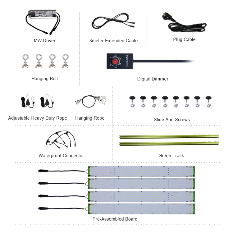 KingBrite 240W bar samsung LM301H with 660nm 730nm LG UV Led Strip Grow ...