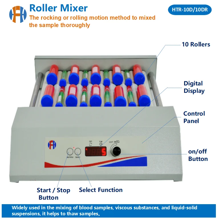 Laboratory Hematology Medical Roller Mixer Blood Shaker Equipment ...