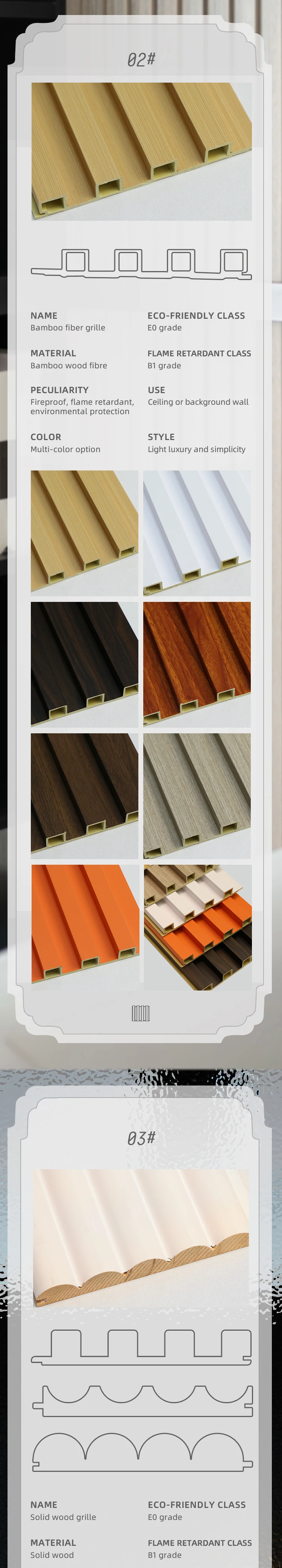 Modern Interior Art Louver Decorative 3d Fluted Wall Panels for Wall or ...