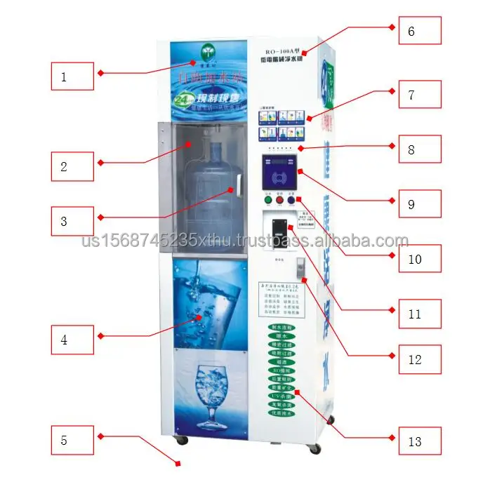 Multilayer Filtration Water Vending Machine - Direct Drinking
