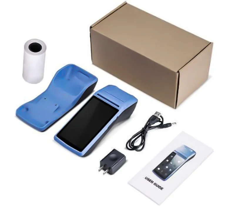 High Version 3g Android Handheld Pos Terminal With Printer Wifi Nfc ...
