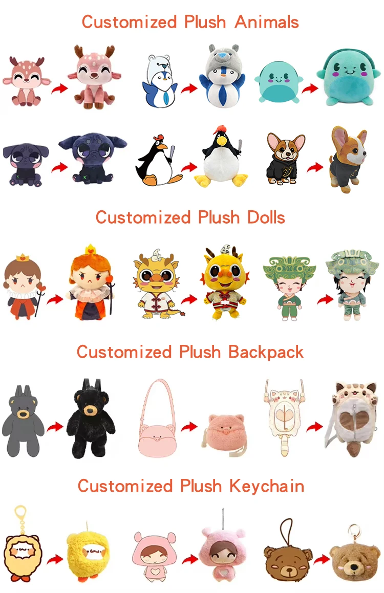 Red Rabbit Original IP Mascot Stuffed Toys Plush Custom Animal Toys ...