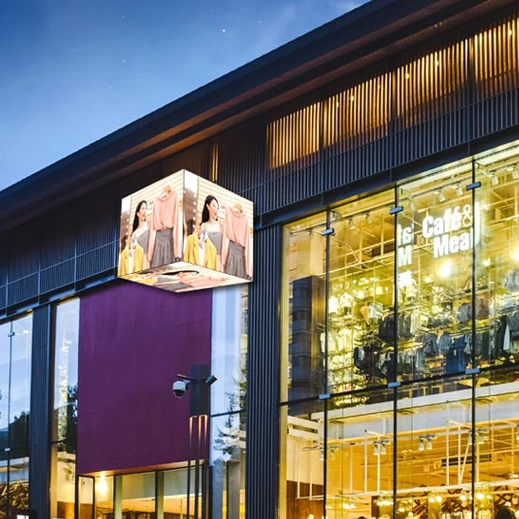 6 Faces Outdoor Led Pixel Cube Price Digital Advertising Signage Price ...