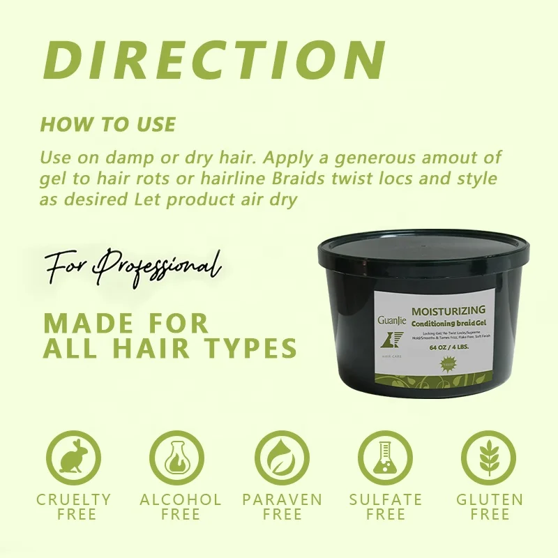 Frizz Control Edge Control High Shine Locs N Big Size Gel Twist Extra ...