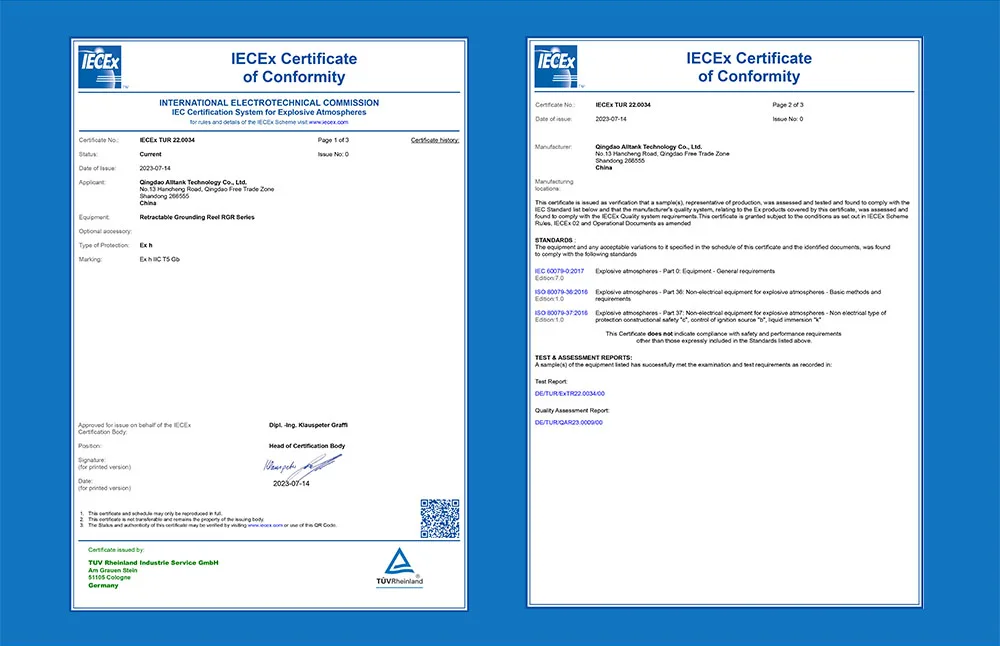 RGR RGA RES for Lightning Protection of Floating Roof Tanks